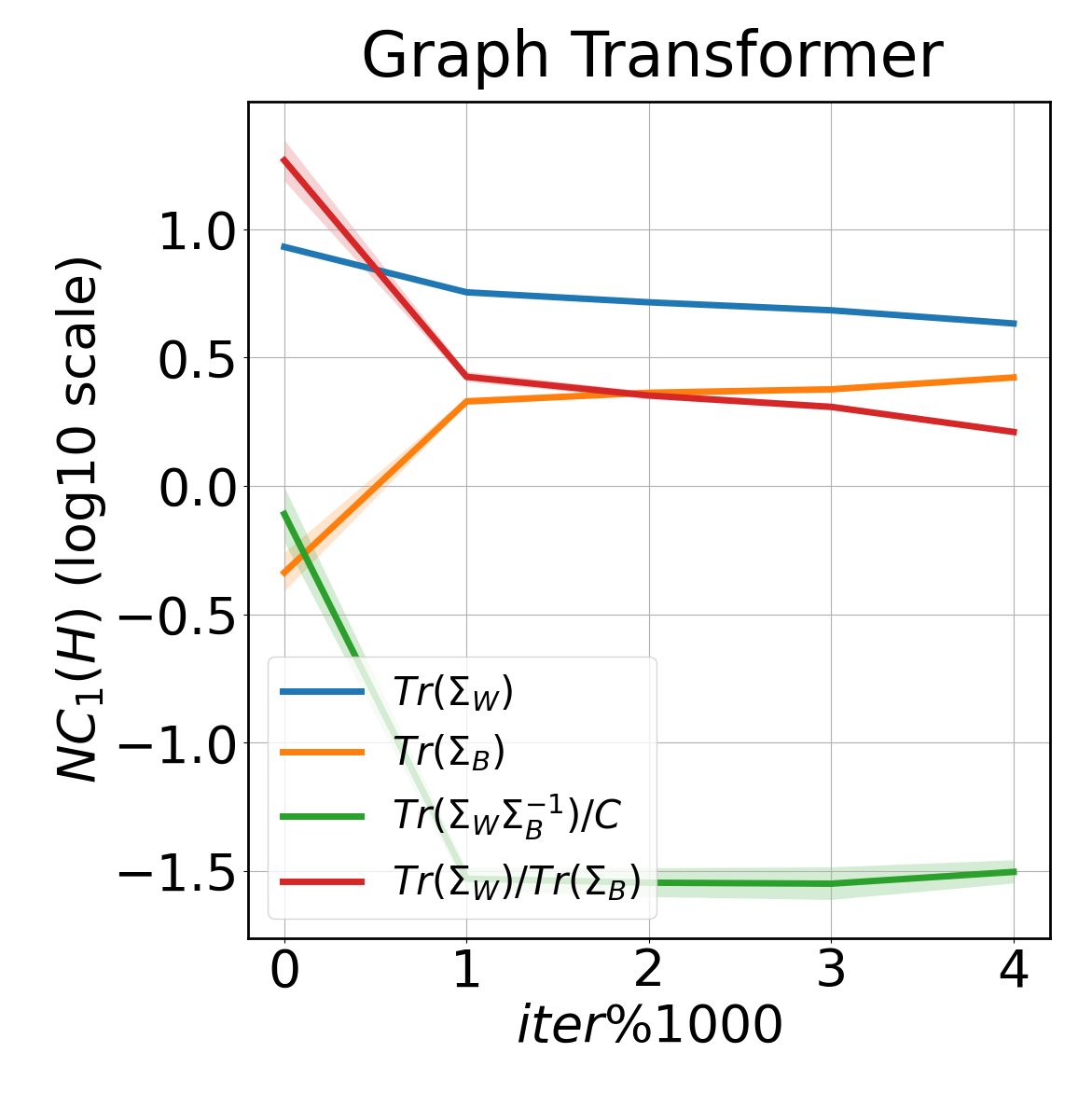 Neural Collapse on Graph Transformers